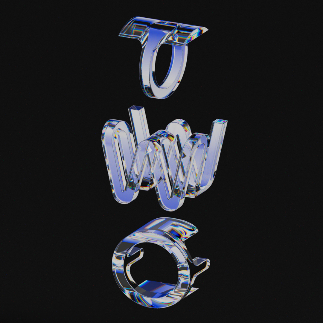 Text illusion — iridescent AR typography - Hannah Pohlmann